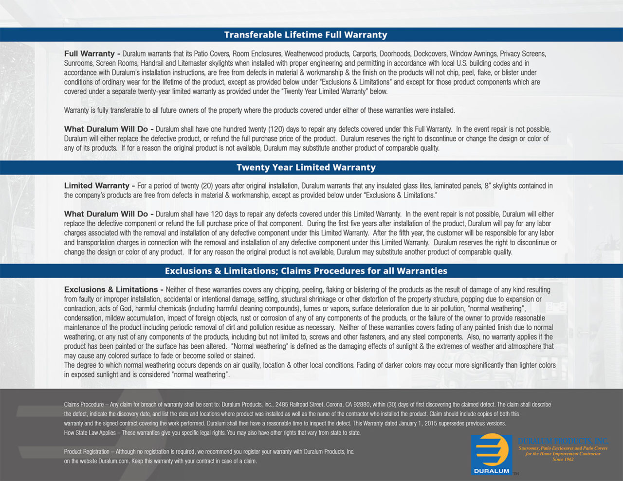 Insulated Roofs | Duralum Home Improvement Products